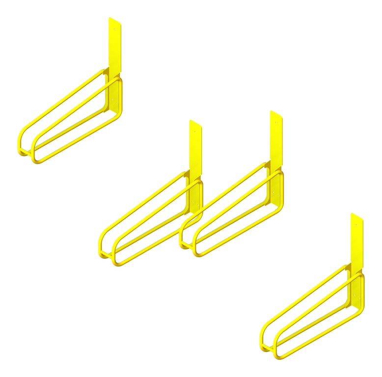 Rack Bicycle Cora WallMounted Vertical - BIMcontent.com